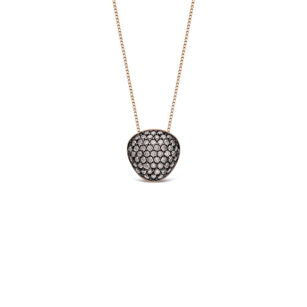 Pingente Bold Ouro Vivara e Diamantes Brown - Colecao Bold Collection